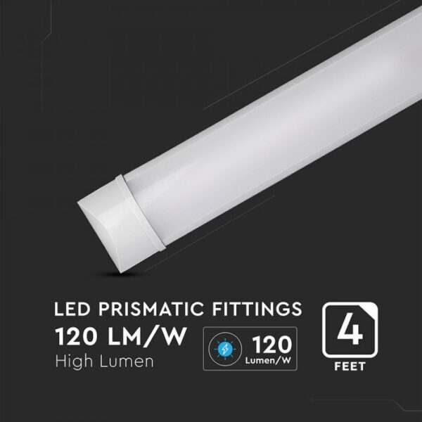 4Ft Prismatic LED Fitting - 40W - SONICA - Electrical Wholesaler